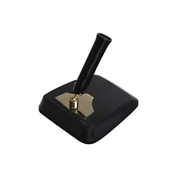 実験室設備 事務用品・ＯＡデスク 事務用品●外寸：幅77.5×奥84.3×高19mm●本体色：ブラック