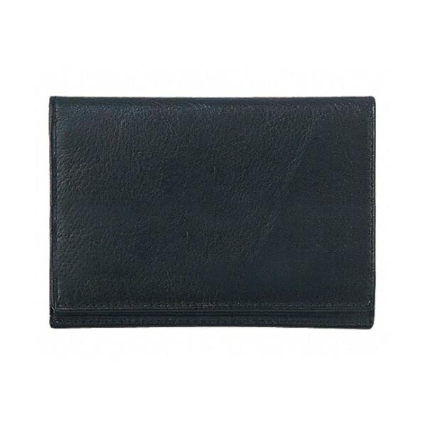 実験室設備 事務用品・ＯＡデスク 事務用品●収容枚数：20枚●外寸：縦75×横108×厚13mm●材質：牛革●本体色：ブラック