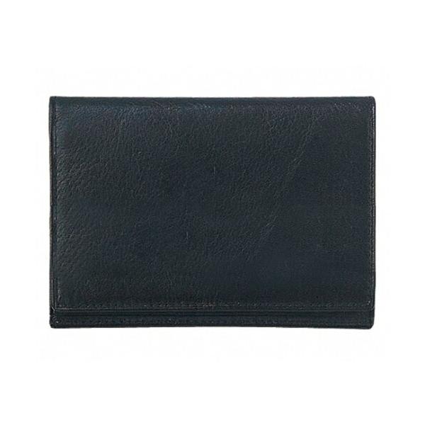 実験室設備 事務用品・ＯＡデスク 事務用品●収容枚数：50枚●外寸：縦77×横108×厚18mm●材質：牛革●本体色：ブラック