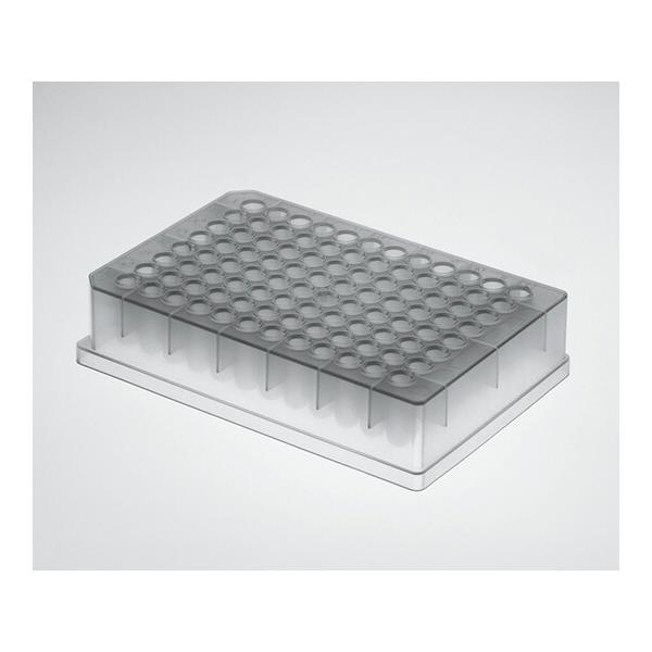 分析・特殊機器 分離・分析ロシ 分析用品（セル等）●サンプルの凍結保存、希釈、細胞培養等応用範囲が広いプレートです。●96ウェルフォーマット●オートクレーブ可(121℃/20分)●ポリプロピレン製●滅菌済み●入数：7個