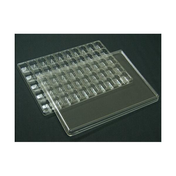 分析・特殊機器 分離・分析ロシ 分析用品（セル等）●サンプル保管用APETトレーです。●透明フタ、収納用のスリーブケース付きです。●外寸をA35サイズで統一しており、本棚等での保管が容易です。●材料のAPET（アモルファスポリエチレンテレフ...