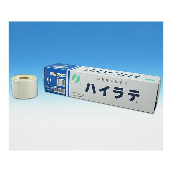 看護、介護用品 病院関連商品 衛生材料　清浄綿●粘着性伸縮包帯。●伸縮性に優れ、カブレにくい。●サイズ：5.0cm×5m●入数：1箱（6巻）