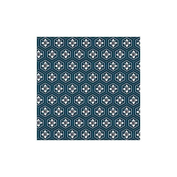 実験室設備 事務用品・ＯＡデスク 事務用品●紺地に花菱で落ち着いた和柄の包装紙です。●サイズ：757×530mm●材質：上質60g/m2●入り数：100枚/外袋
