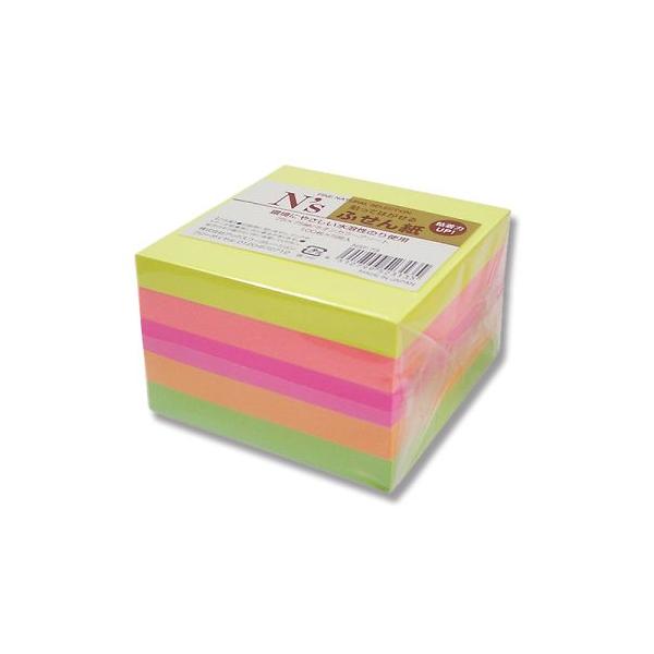実験室設備 事務用品・ＯＡデスク 事務用品●環境に優しい天然系のり成分を使用した貼ってはがせるふせん紙です。●サイズ：75×75mm●入り数：1パック5色アソート