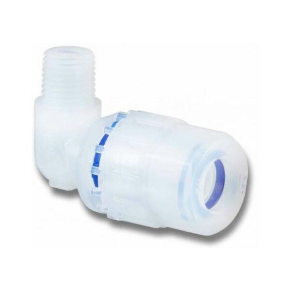 汎用器具・消耗品/硝子器具・機器類/ガラス器具、装置FIT-ONE フッ素樹脂　PFA　継手　メイルエルボ 1個●フッ素樹脂チューブ(PFA/PTFE)の接続に使用します。●インパクトリング方式により確実な締め付けを実現。●お手持ちのヒート...