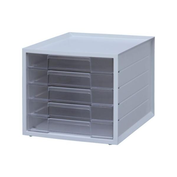 実験室設備 事務用品・ＯＡデスク 事務用保管・整理用品●天板はペンが転がり落ちないような形状になっています。●オフィスでの机上の整理整頓に●色：ホワイト●間口（mm）：276●奥行（mm）：335●高さ（mm）：252●引出し：浅型5個●引...