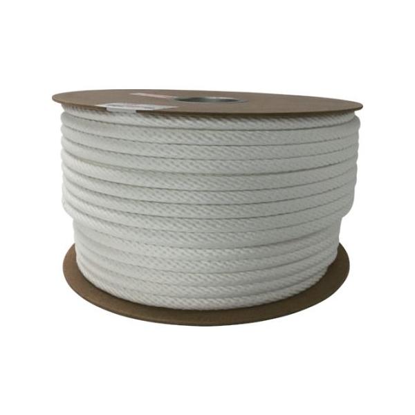 実験室設備 工具類 工具、道具●強度は3つ打に比べ40％程度低下しますが、摩擦抵抗が少なく、ねじれにくいロープです。●酸・アルカリ・海水などに強く、耐候性に優れ摩擦にも非常に強く、強力に優れたロープです。●水に濡れても固くなりにくいロープで...