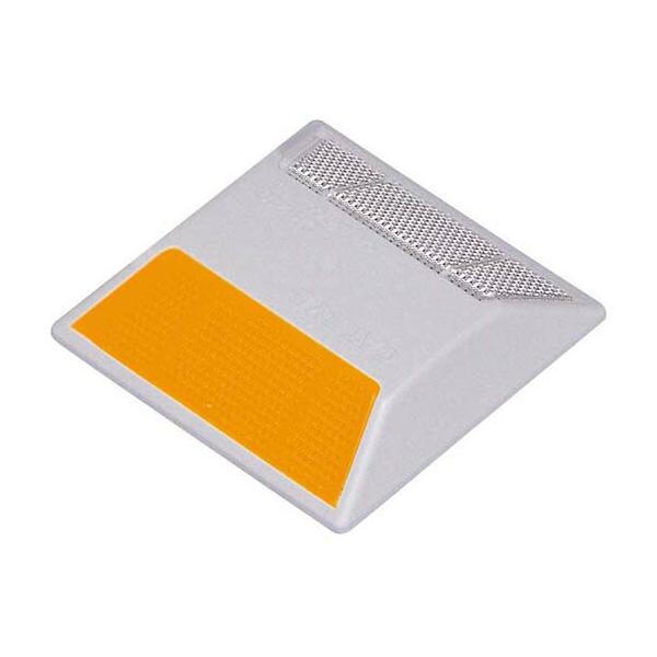 実験室設備 工具類 工具、道具●抜群の反射性能でドライバーを安全誘導。●耐衝撃性等、強度UPした縁石ブロック専用両面式視線誘導マーカーです。●両面反射＋充填材仕様●101mm×101mm×19mm（ABS樹脂）●反射部：31mm×90.5m...