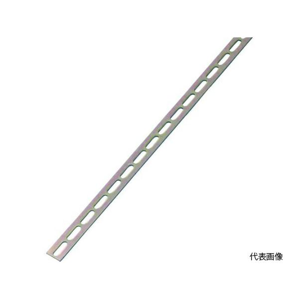 実験室設備 工具類 工具、道具●便利な穴あきフラットバーです。●高精度プレスにより正確な穴あけ加工をしています。●電気工事、配管工事、各種架台、棚など用途は無限●長さ（mm）：2000●幅（mm）：19●厚さ（mm）：3●穴幅（mm）：6....