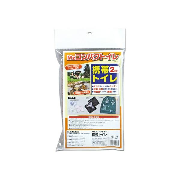 汎用器具・消耗品/安全保護用品　１/安全、保護機器関連品香彩堂 Mzコンパクトイレ 2回 1パック●安心のテッシュペーパー2ヶつき●処理物収納袋は便利な巾着式、携帯にも便利なサイズです。●展開時寸法：W660×D600mm●材質：リニアポリ...