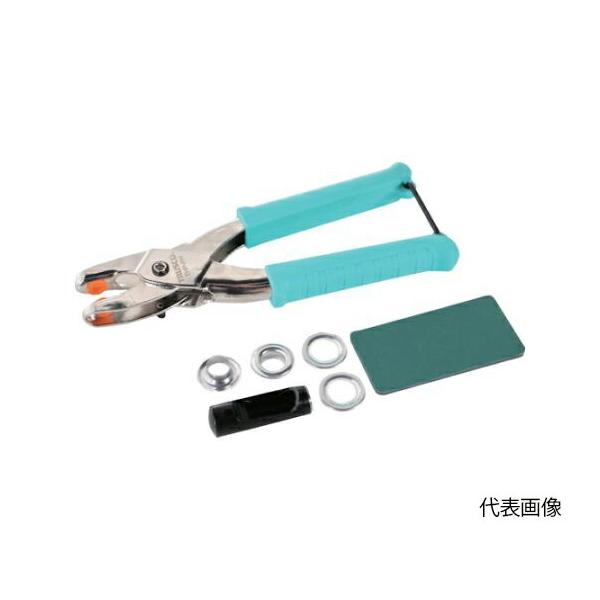 実験室設備 工具類 工具、道具●両面ハトメ取付け作業に必要な工具が揃ったプライヤーセットです。●プライヤーに取付けれれているコマは交換式です。別売のTHP-K4〜THP-K15Nのお好きなものに取り換えられます。●袋もの・ブルーシート・カー...