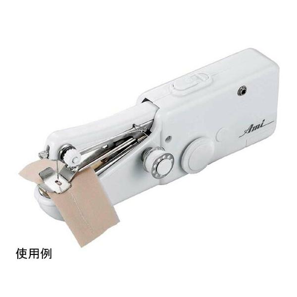 実験室設備 事務用品・ＯＡデスク 事務用品●スイッチひとつでサッとひと縫い、簡単ステッチ。●軽量、コンパクトなのでちょっとした洋裁や旅行時に便利です。●便利な安全スイッチストッパー付です。●商品サイズ：W210×D50×H72mm●重量：3...