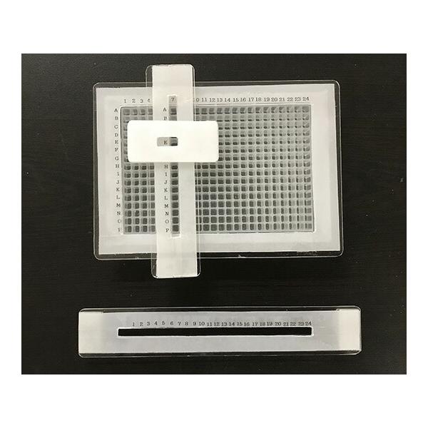 分析・特殊機器 分離・分析ロシ 分析用品（セル等）●手動でwell特定、間違い防止3841well用●384標準プレートサイズ：アクリル製