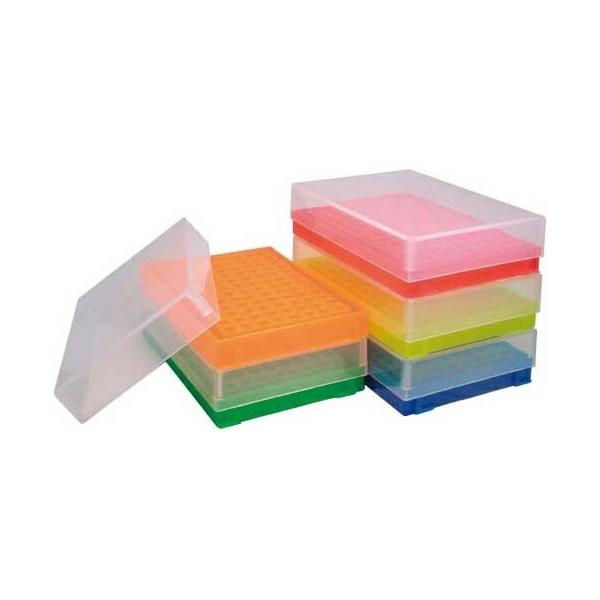 分析・特殊機器 分離・分析ロシ ＵＶ測定機器●PCR チューブ・プレート用ラック●0.2mlのシングル・8連・12連チューブが兼用できるラック●5色セット●96穴●オートクレーブ可能（121℃ ,15分）●サイズ（W×D）：129.5×88...