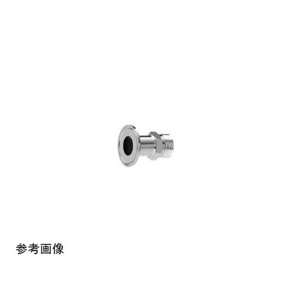 汎用器具・消耗品 硝子器具・機器類 ガラス器具、装置●食品用配管部材●内外#320〜#400●バフ研磨仕上げ●サニタリー配管用 片側ヘルール×片側オネジアダプター●ID1：23●ID2：21●A：50.5●B：29●L：60●Mass kg...