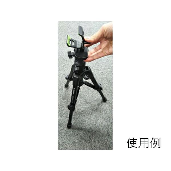実験室設備 事務用品・ＯＡデスク 事務用品●ガス採取器や気流検査器をクランプで挟み込み三脚に固定できます。●クランプの口は、幅80mm程度まで開くことができます。●※幅80mmまでの物品を全て固定できるわけではありません。●※三脚、ガス採取...