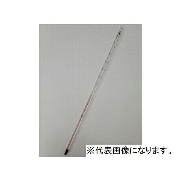 分析・特殊機器 光学・ルーペ製品２ ルーぺ●最も一般的な温度計です。●着色がある為、指示値が見易くなっております。●ポリ筒付き。●検査成績書を含む校正書類は付属しておりません。●温度範囲（℃）：0〜100●目量（℃）：1●全長（mm）：L300