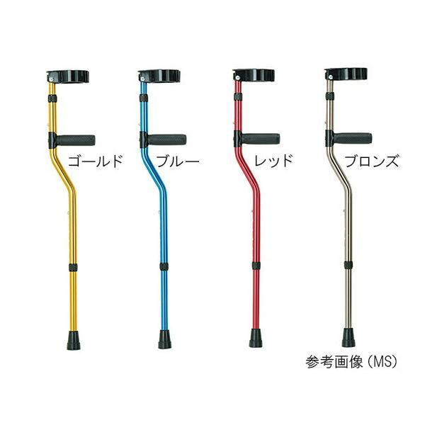 アズワン　ナビ助掲載商品特徴グリップが支柱の中心にあるため手首や、肘への負担が少ないです。握力の少ない方におススメです。仕様型番：SE-41B・S全長（mm）：630*780色：ゴールドTAISコード：00136-000104材質：本体／ア...