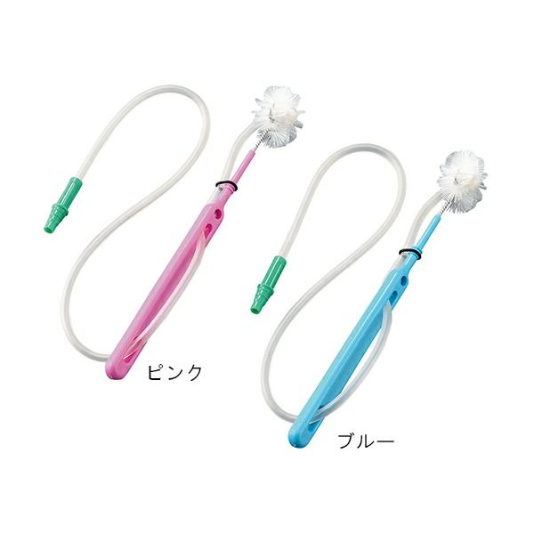 アズワン　ナビ助掲載商品特徴喉の力が弱っていて、唾液や汚れが気管に入る心配のある方に適しています。仕様型番：05000203色：ブルー材質：ワイヤー／ステンレス（SUS304）、毛材／ナイロン、柄部／PP（ポリプロピレン）、チューブ／PVC...