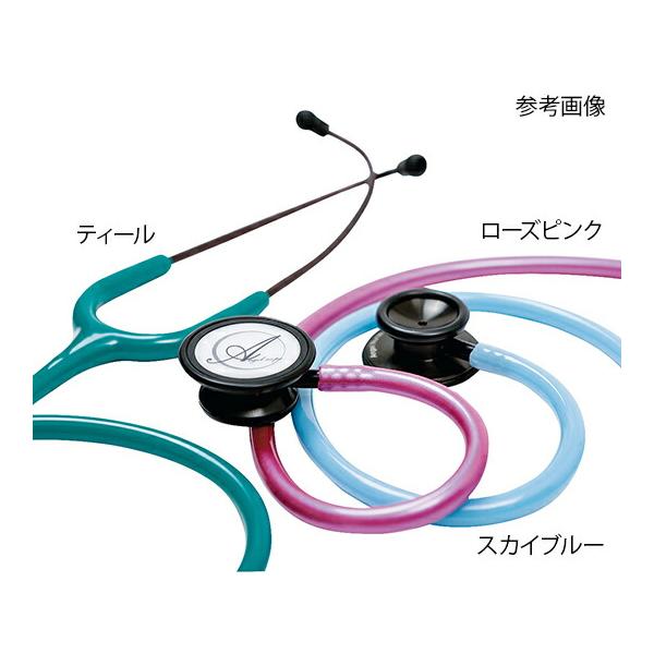 看護、介護用品 診察・計測 聴診器類●チェストピースやY管バネ等の金属部分をスモーク加工した、シックなデザインです。●チェストピースの片面を押す力の強弱で、高周波と低周波の聴診が可能です。●型番：1019780●色：ダークパール●材質：チェ...