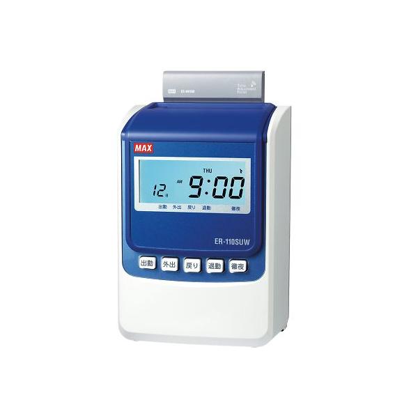 看護、介護用品 事務・受付 病院事務、受付用品●昼休みなど途中の外出・戻りも管理できる1日4回打刻、月間集計などニーズに合わせて実働時間や累計時間も集計できます。●電波時計連動で日付、時刻を自動で補正します。●仕様：140×99×230mm...