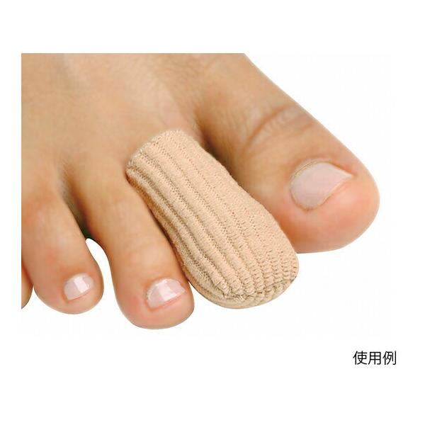 ●足指の痛み対策用のゲルキャップです。●内側のゲルが足指にかかる衝撃や摩擦を和らげます。●ストレッチ素材の為、指にフィットします。●長さ×幅（mm）：60×15●入数：1個●材質：生地／熱可塑性エラストマー・綿、ゲル／Visco　Gel?（...