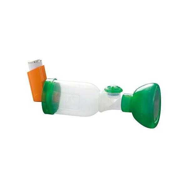 特徴マスクは口と鼻の間に仕切があるため、鼻からの吸入を防止でき、経口吸入を促進します。チャンバー形状により、上気道への大きい粒子の沈着が減少します。呼気弁の動きが見やすいため、吸入できているかの確認が容易です。バックピースには柔軟性があり、...