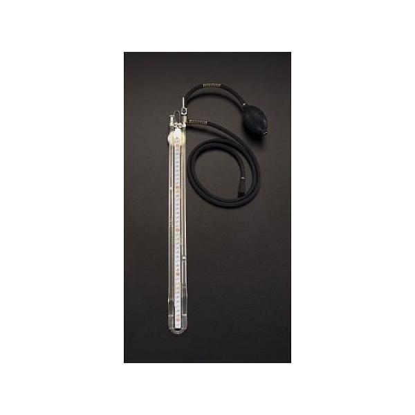 実験室設備 工具類 工具、道具●ガス漏れ検査・ガス圧力測定に●合成樹脂性U字管のため、破損しにくく巻いて保管できます。●測定範囲：0/10kPa●全長：1000mm●コード品番：EA770GA-10