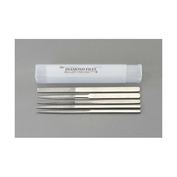 実験室設備 工具類 工具、道具●＜セット内容＞：5本組●EA826SE-5A（平）●EA826SE-5B（半丸）●旧EA826SE-5C（三角）●EA826SE-5D（角）●EA826SE-5E（丸）●全長：215mm●コーティング長：80...