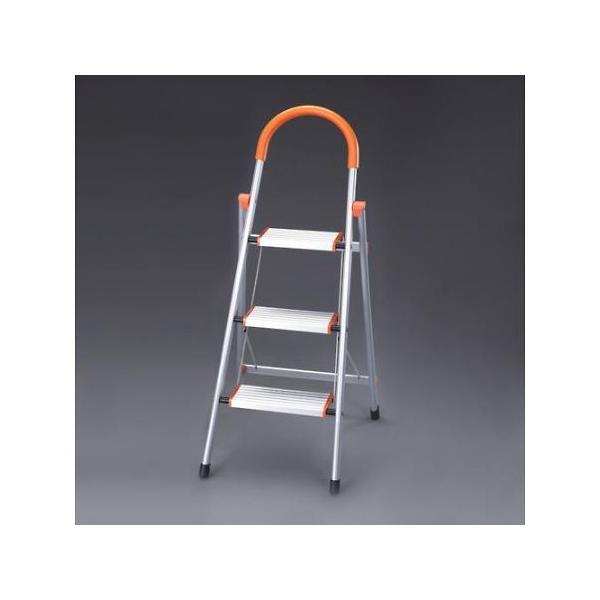 実験室設備 工具類 工具、道具●最大使用荷重：100kgf●天板高さ：0.74m●天板サイズ：238(W)×135(D)mm●全高：1.14m●段数：3●サイズ：展開時：490(W)×610(D)×1140(H)mm、折畳時：490(W)×...