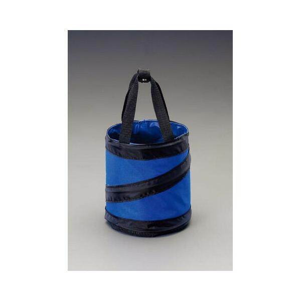 実験室設備 工具類 工具、道具●手の平サイズのコンパクトなワークバケット、スプリングの力で自立します。●不使用時はさらにコンパクトに折りたためます。●サイズ：φ160×170（H）mm●材質：ポリエステル●コーススレッドネジ等の収納に最適●...