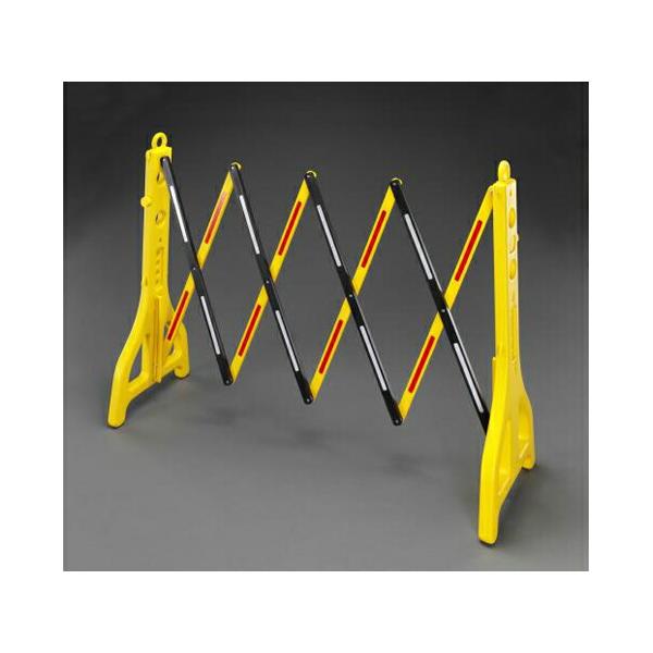 実験室設備 工具類 工具、道具●簡単設置＆軽量！　移動メンテナンスサービスやビルメンテナンスの必需品2.5mまで伸縮自在！超軽量で移動サービスに最適！●軽量で耐久性があります。●材質：PE樹脂●カラー：黄色●サイズ：使用時：2500×960...