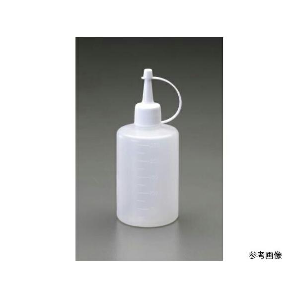 実験室設備 工具類 工具、道具●容量：100ｍL●目盛単位：20ｍL●サイズ：φ48×132mm●口径：15mm●ノズル長：50mm●ノズル先端内径：2mm●材質：ポリエチレン●目盛り付●横倒しになっても液漏れしない、ノズルキャップ付