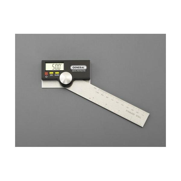 実験室設備 工具類 工具、道具●測定範囲：角度：0/180°、目盛：100mm●分解能：角度：0.05°、目盛：1mm●傾斜測定精度：±0.1°●サイズ：84(W)×12(D)×194(H)mm(スケール含む)●電源：CR2032×1個(付...