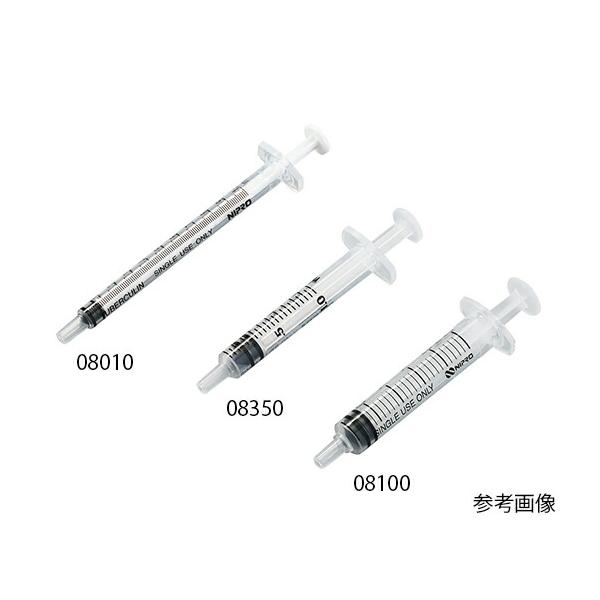 看護、介護用品 処置・手術 処置、手術用器具●容量(mL)：5●筒先：ルアーチップ(中口)●入数：1箱(100本入)●材質：PP(ポリプロピレン)・熱可塑性エラストマーゴム●EOG滅菌済(個包装)●最少目盛：0.2mL