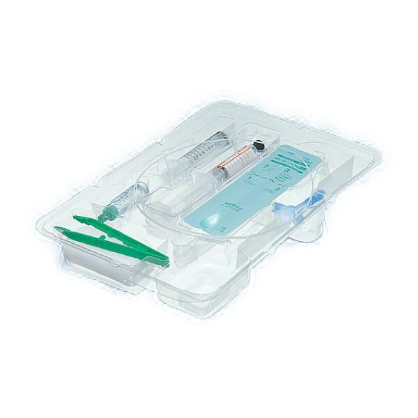 アズワン　ナビ助掲載商品特徴ポピヨドン綿棒、グリセリン、プレフィ*ルドシリンジなど交換のための機材がそろっているので直ちに交換操作を開始できます。大口径弁により内視鏡の挿入が可能です。　注：ボタンサイズ6.0mm（18fr）以上が挿入可能で...