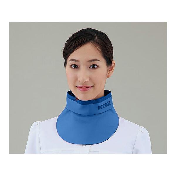 ●お手入れが容易なテフロン(R)加工の生地を採用した甲状腺防護具です。●材質：含鉛ビニル・ナイロン（テフロン(R)コーティング）●鉛当量：0.35mmPb●フリーサイズ●重量：0.8kg●色：ブルー●型番：KNECK-LE035
