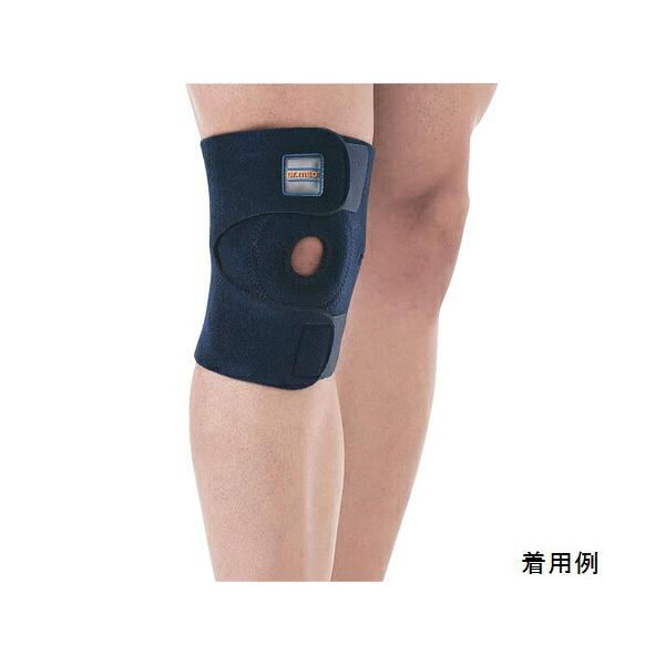 アズワン　ナビ助掲載商品特徴膝蓋骨を包み込むオープンパテラタイプで、膝頭をしっかり固定します。面ファスナーで圧迫力と固定力の調整が可能です。伸縮性・フィット性に優れた素材を使用しています。仕様型番：DR-K006材質：ナイロン・クロロプレン...