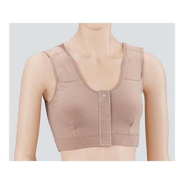 ●乳ガン手術後や放射線治療期間に適しています。●ワンタッチテープとスナップボタン式ですので、片手で容易に開閉ができます。●両肩と正面を開閉できます。●金属を使用していませんので、着用したまま放射線治療が可能です。●サイズ：M●バスト（トップ...