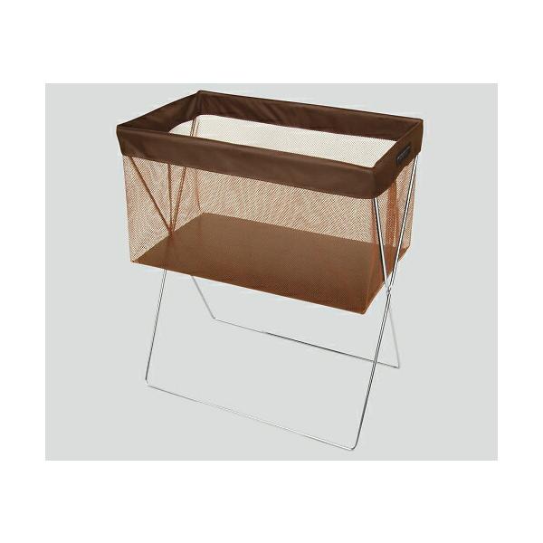 看護、介護用品 診察・計測 診察補助器具類●バッグはメッシュ素材で、取り外して洗濯ができます。●コンパクトに折りたたみができます。●R-336は出し入れが容易な底上げタイプです。●カゴサイズ（mm）：430×250×250●色：ブラウン●材...