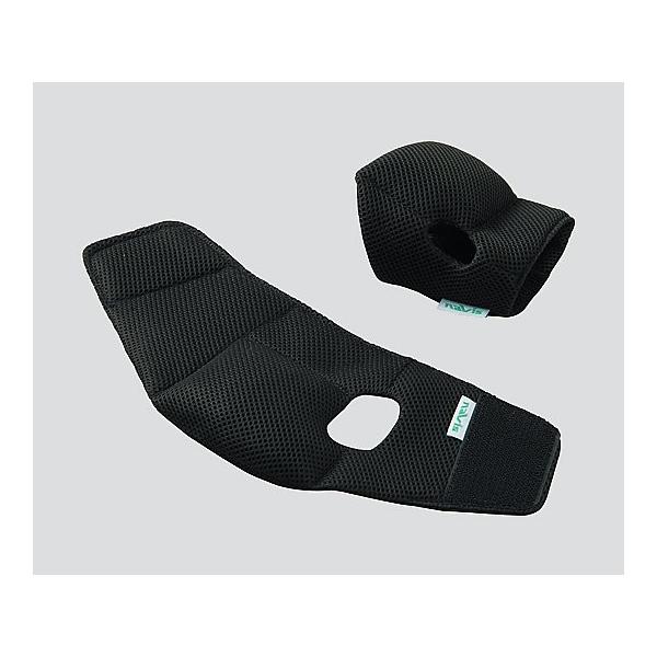 アズワン　ナビ助掲載商品●抗菌防臭加工済みです。●拘縮予防や手指の可動域を広げることを目的としたリハビリ用具です。●親指を通し、手の甲でマジックテープ固定しますので、安定して掌に収まります。●中に大きめのビーズが入っていますので、握った時に...