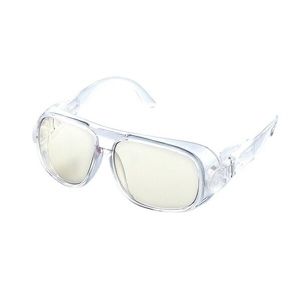 ●材質：フレーム／TR-90（メオガードネオS）・PC（ポリカーボネート）（透明）（その他）、レンズ／PC（ポリカーボネート）（ブラウン15％）●白内障や眼内レンズ術後の目をガードする保護グラスです。●フードは風の巻き込みを防ぎ、チリ・ほこ...