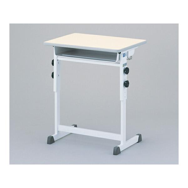 ●材質：天板／メラミン化粧合板（ソフトエッジ仕上げ）、フレーム／スチール（メラミン焼付け塗装）●小物入れ内寸法：（幅）565×（奥行）330×（高さ）98*mm*●天板は優しい雰囲気の淡いピンク色で、下には便利な小物入れスペースが付いていま...