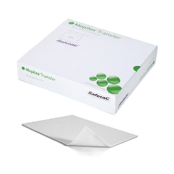 ●ソフトシリコン・トランスファードレッシング。●皮膚の保護、潰瘍予防に。●滲出液を二次ドレッシングに移動させ、創部を刺激する事なく滲出液を管理できます。●滅菌済。●入数：5枚