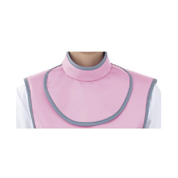 医療機器専門商社ショップデクリニック放射線防護用カラーネックガード マジカルライト（無鉛）  MLNG-25 ピンクサイズ：フリー付属品：カバー素材が柔らかく、首当たりがソフトです。綿100%のカバー付。