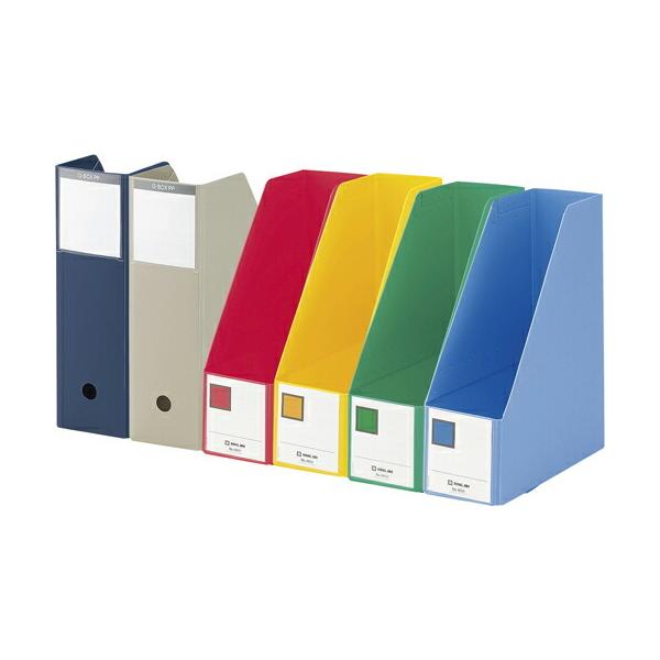 ●背面に取り出しに便利な指掛け穴付。●背見出し紙付。●サイズ：W103×D262×H312●材質：再生ポリプロピレン