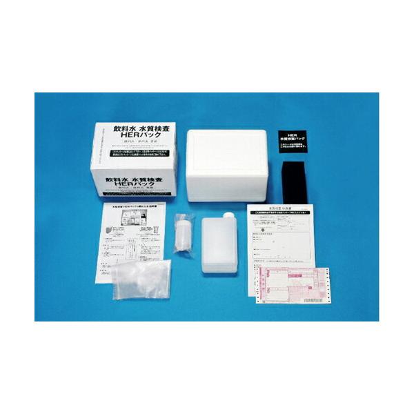 ●検査したい飲料水、井戸水を宅配便で送り、水質検査証明書を受けとるシステムです。●サイズ（ボックス）：W260×D190×H165●重量：約480g●構成品：ポリ容器（1?・100?）、滅菌ポリ容器（100?）、宅配着払伝票、水質検査依頼書...