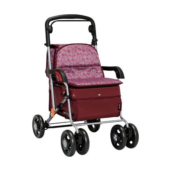 足腰に不安のある方への歩行補助品(シルバーカー)です。ふわふわクッションで優しい座り心地です。商品サイズ :組立寸法:幅505×奥行660×高さ830-890mm内容量:1台材質:本体：スチール、座面/後袋/前袋：ポリエステル