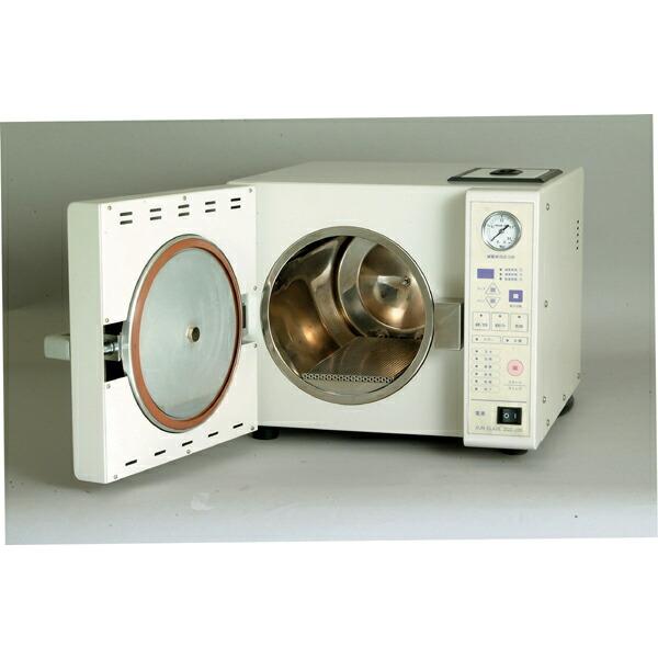 【送料無料・安価で高性能な国産タイプ】 【高圧蒸気滅菌】外形寸法：W440mm×H365mm×D526mm内寸法：φ220mm×360mm滅菌温度：121度又は132度選択式貯水槽容量：約2.9L制御方式：マイクロコンピューター制御定格電圧...