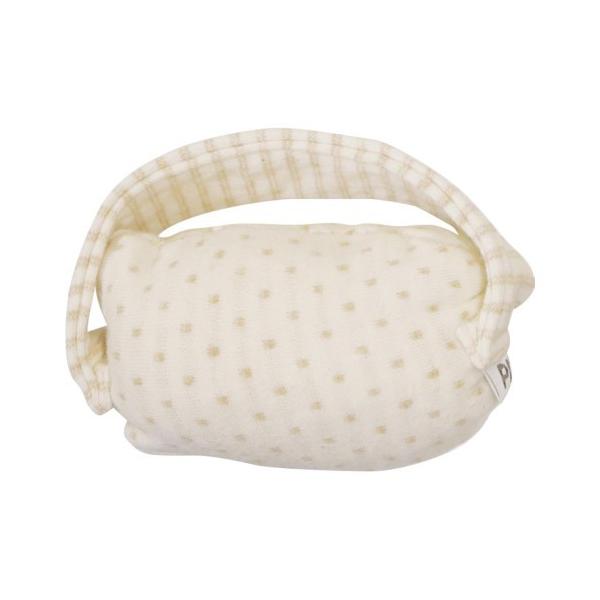 商品の説明・オーガニックコットンのハンドグリップ。商品の仕様●サイズ／5×8.5cm●重さ／80g●材質／カバー：オーガニックコットン、中材：熱可塑性エラストマー●生産国／日本●洗濯機可（ネット使用・中性洗剤使用）●脱水機不可●乾燥機不可